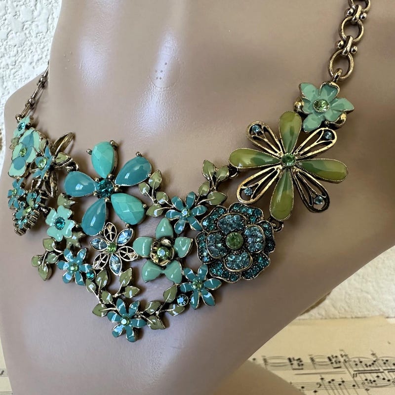 Monet Jewel Necklace - Etsy