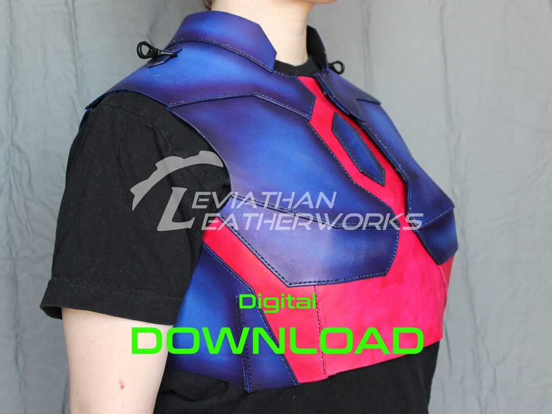 Armor Vest (female Body-type) PATTERN - Half-cuirass Costume Body Armor ...