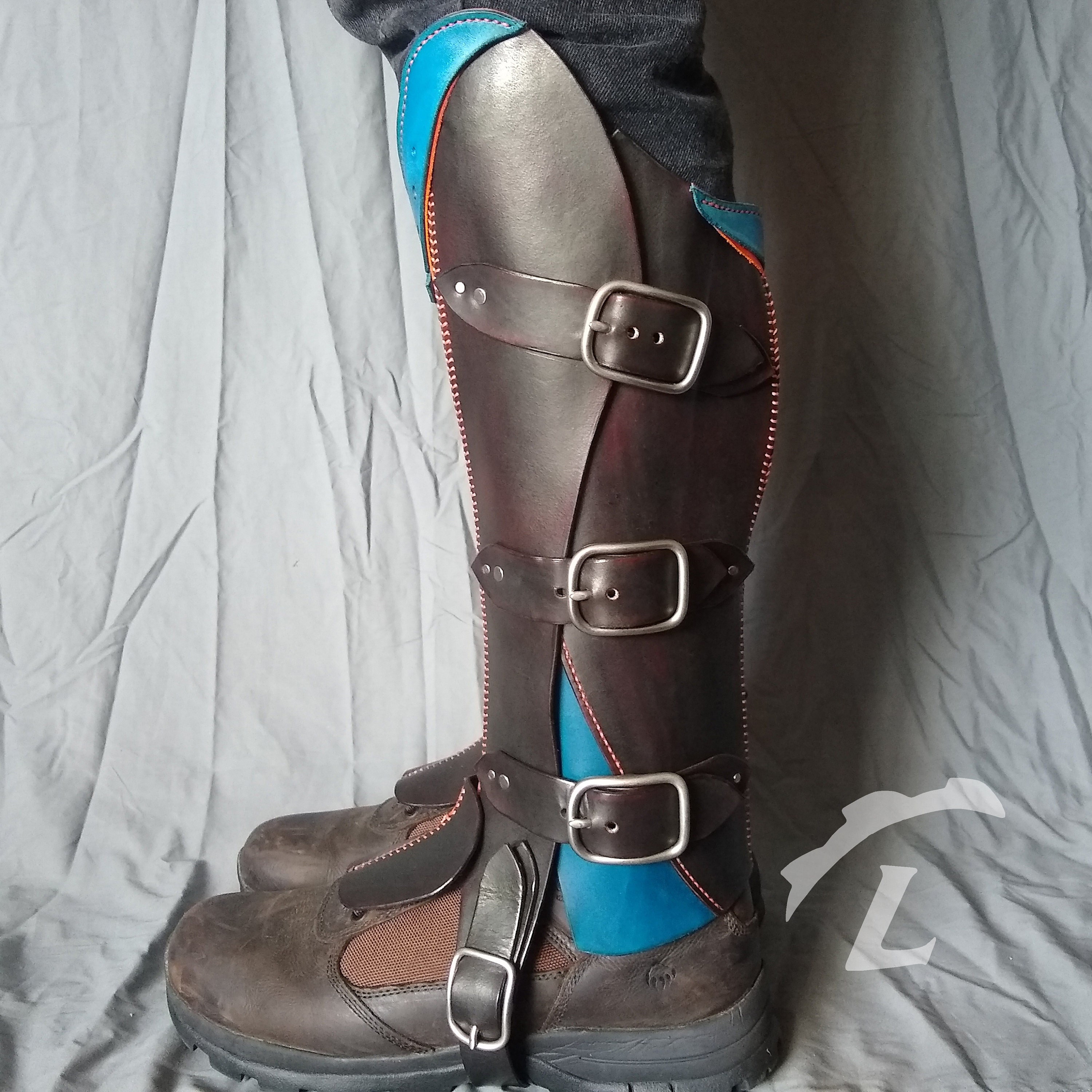 Leather PDF Pattern Gaiter PATTERN Gaiters Cosplay Pattern Cosplay ...