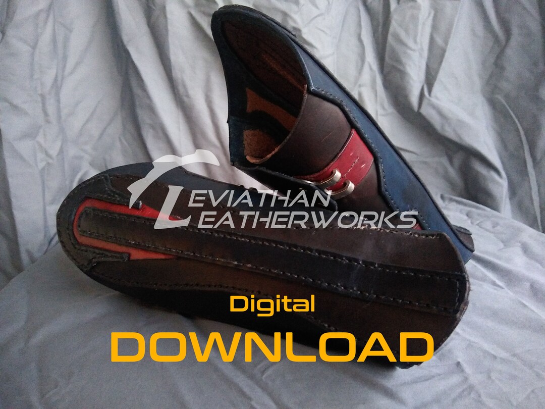 Leather Bracer Armor Pattern: Sci-fi Costume Template (PDF Pattern) - Etsy