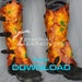 Leather PDF Pattern Gaiters PATTERN DIY Autumn Leaf Boot Cover Template ...