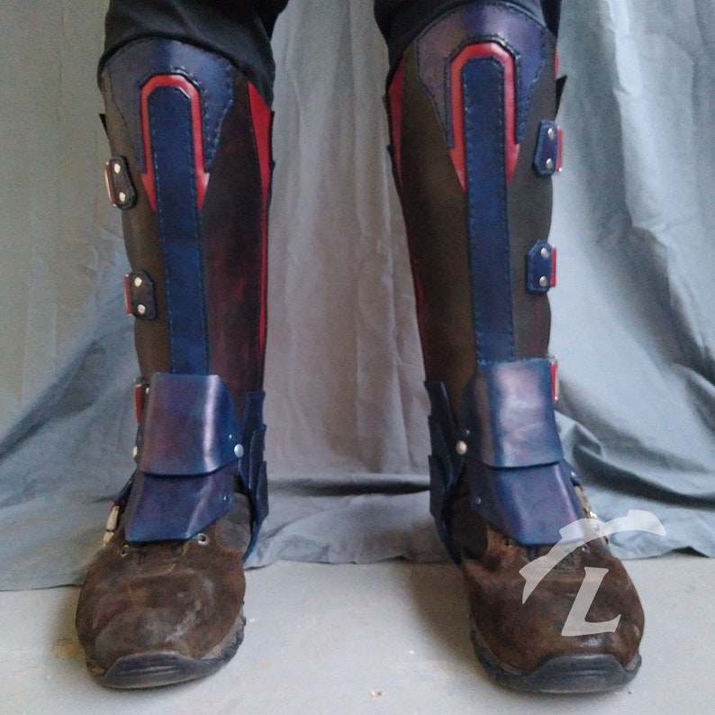 Leather PDF Pattern Gaiter PATTERN Gaiters Cosplay Pattern Cosplay ...