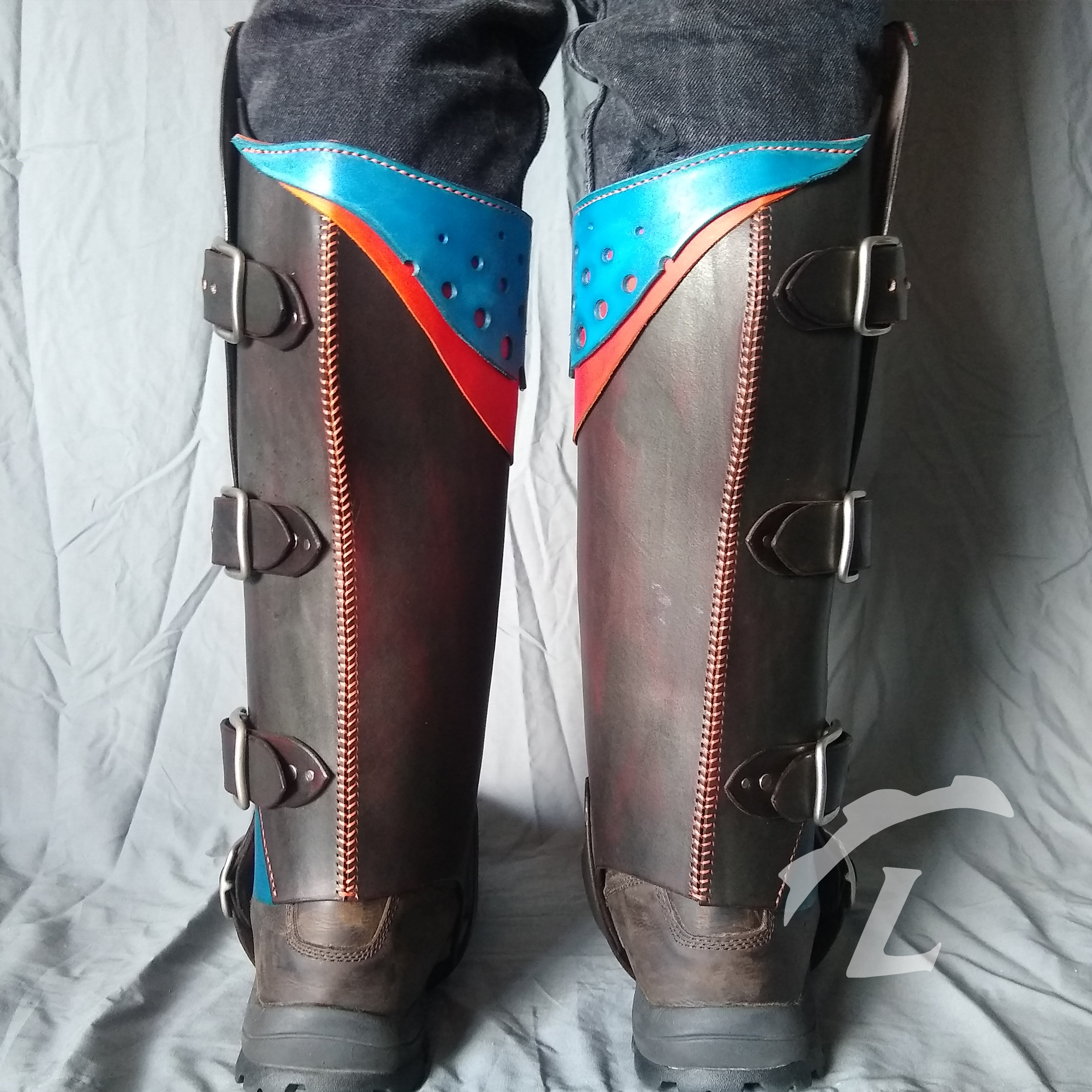 Leather PDF Pattern Gaiter PATTERN Gaiters Cosplay Pattern Cosplay ...