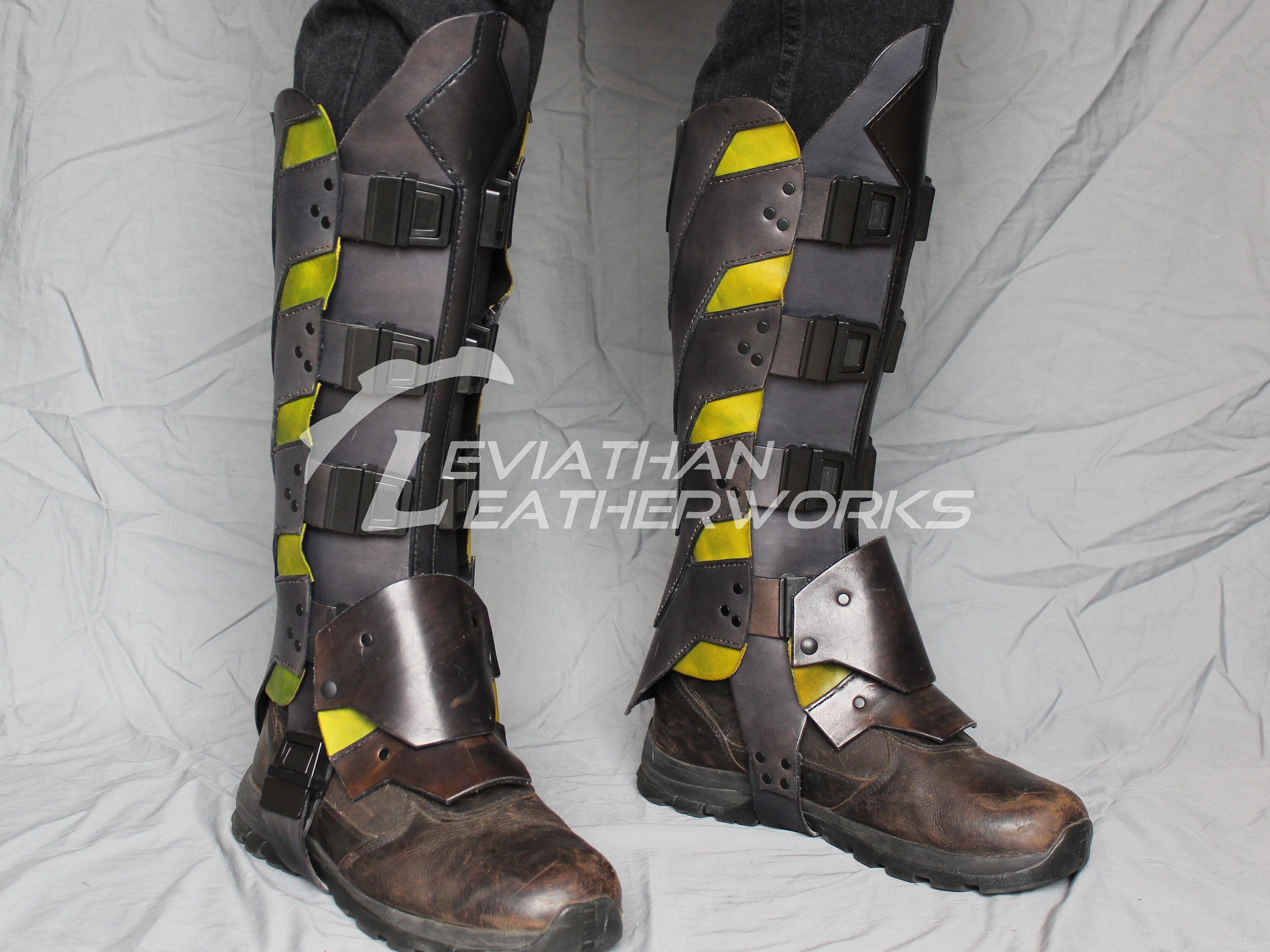 Leather PDF Pattern - Gaiters PATTERN - Half-chaps Leg Armor Cosplay ...
