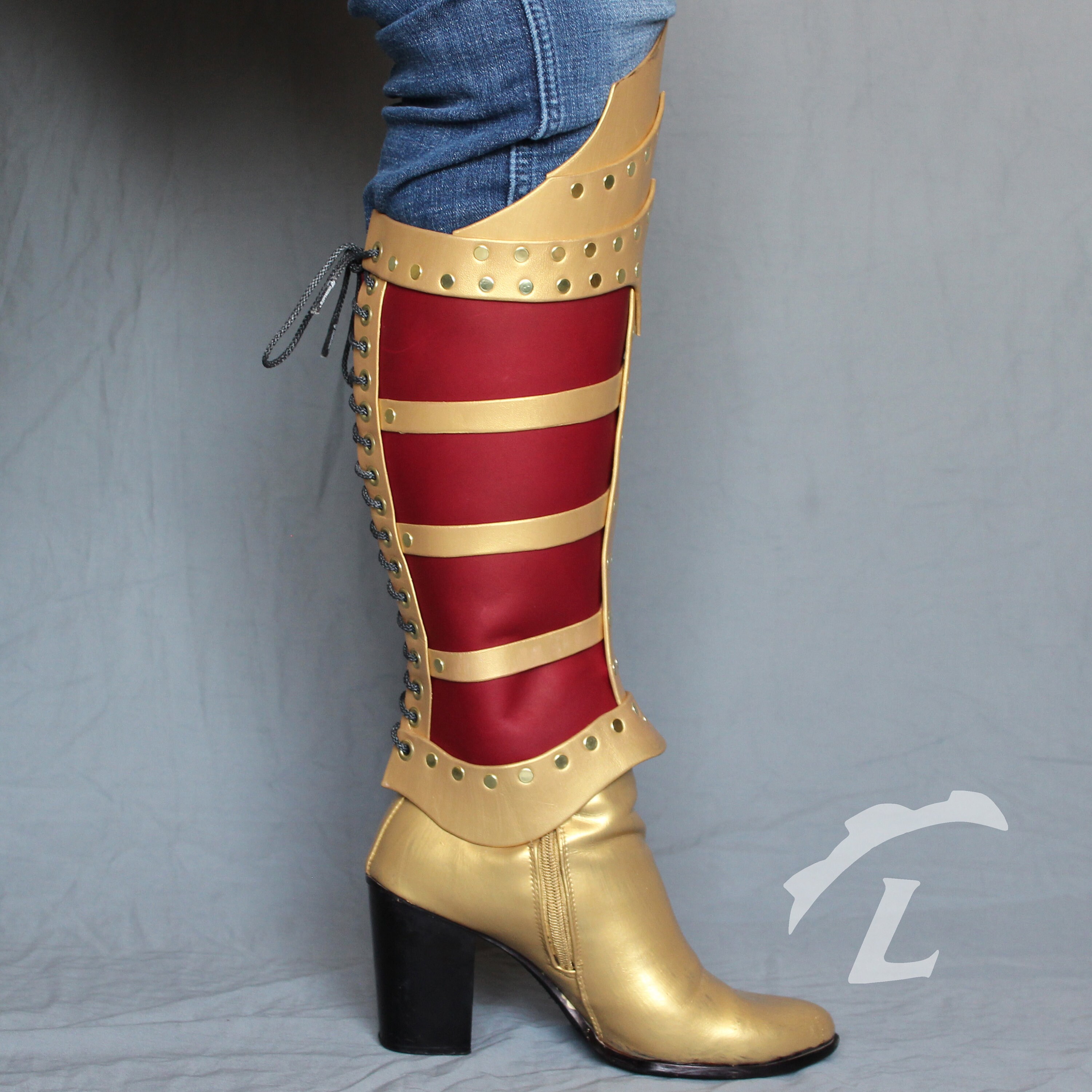 Wonder Woman Inspired Greaves Armor Template: Leather PDF Pattern (all ...