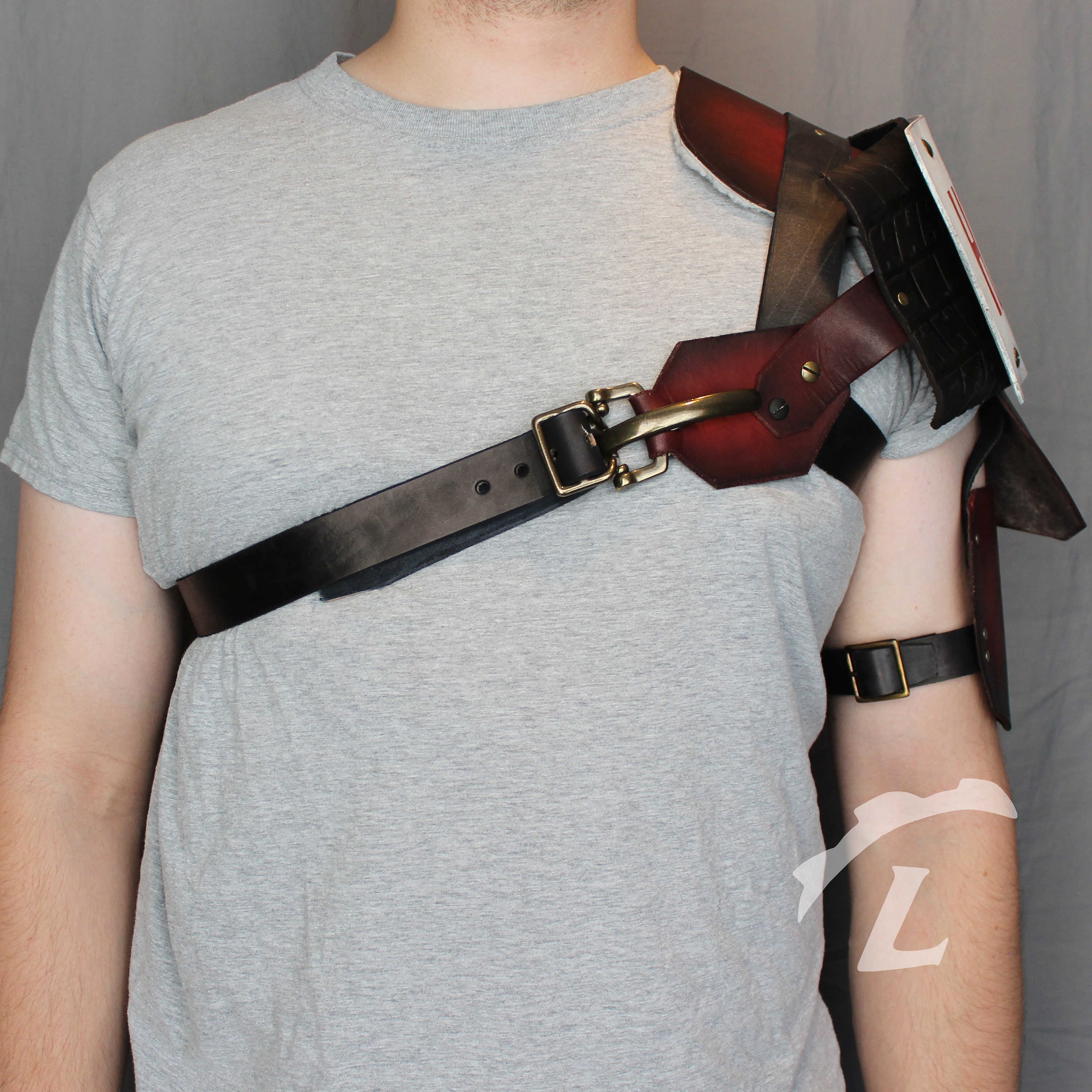 Leather PDF Pattern Shoulder Armor PATTERN DIY Santa Clause Pauldron ...