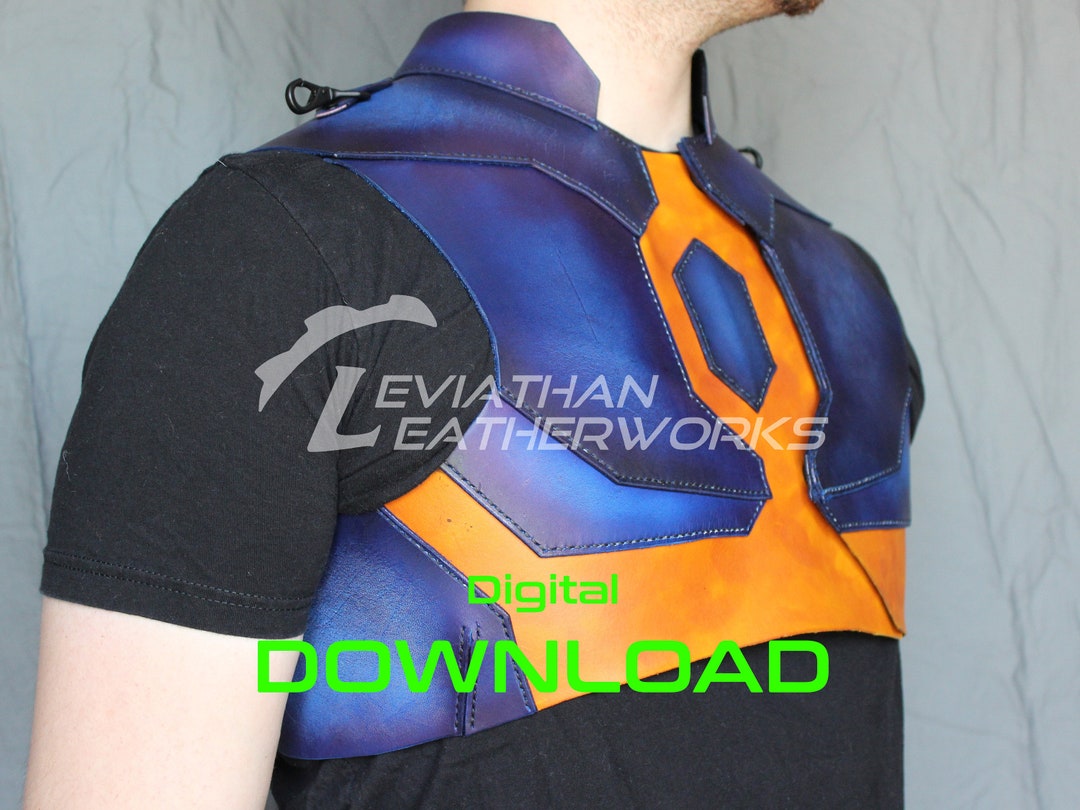 Armor Vest (male Body-type) PATTERN - Half-cuirass Costume Body Armor ...