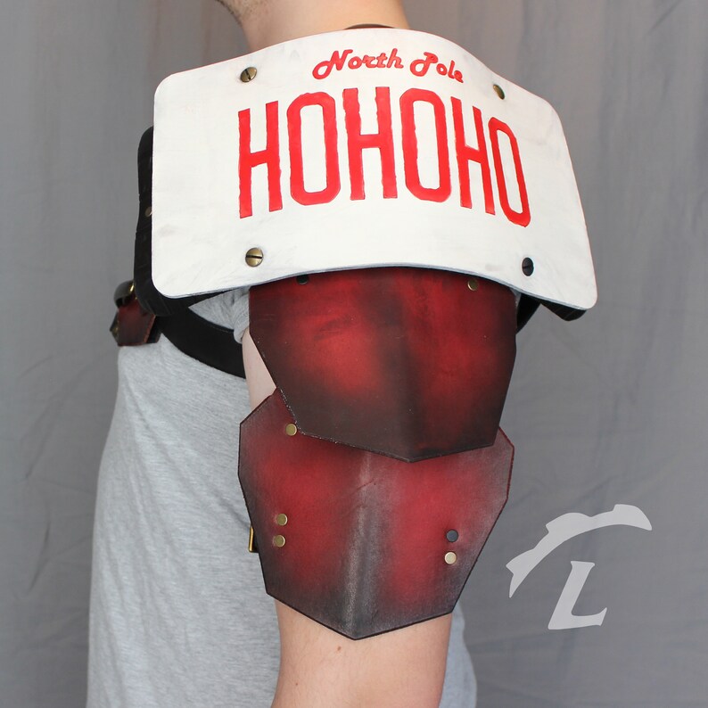 Leather PDF Pattern Shoulder Armor PATTERN DIY Santa Clause Pauldron ...