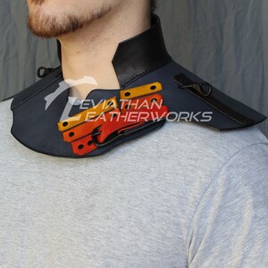Leather PDF Pattern - Gorget PATTERN - Shoulder Armor Cosplay Pattern ...
