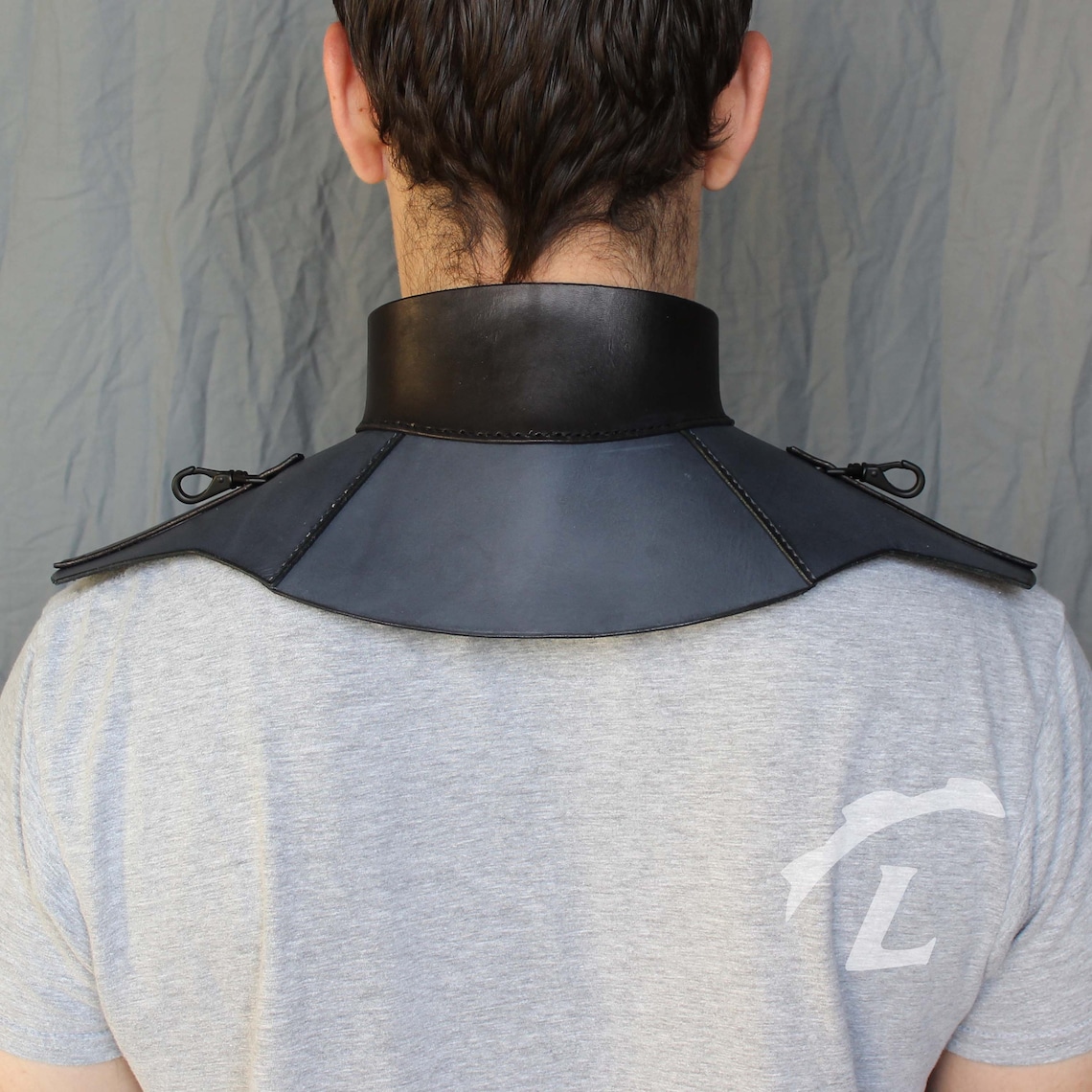 Leather PDF Pattern Gorget PATTERN Shoulder Armor Cosplay - Etsy