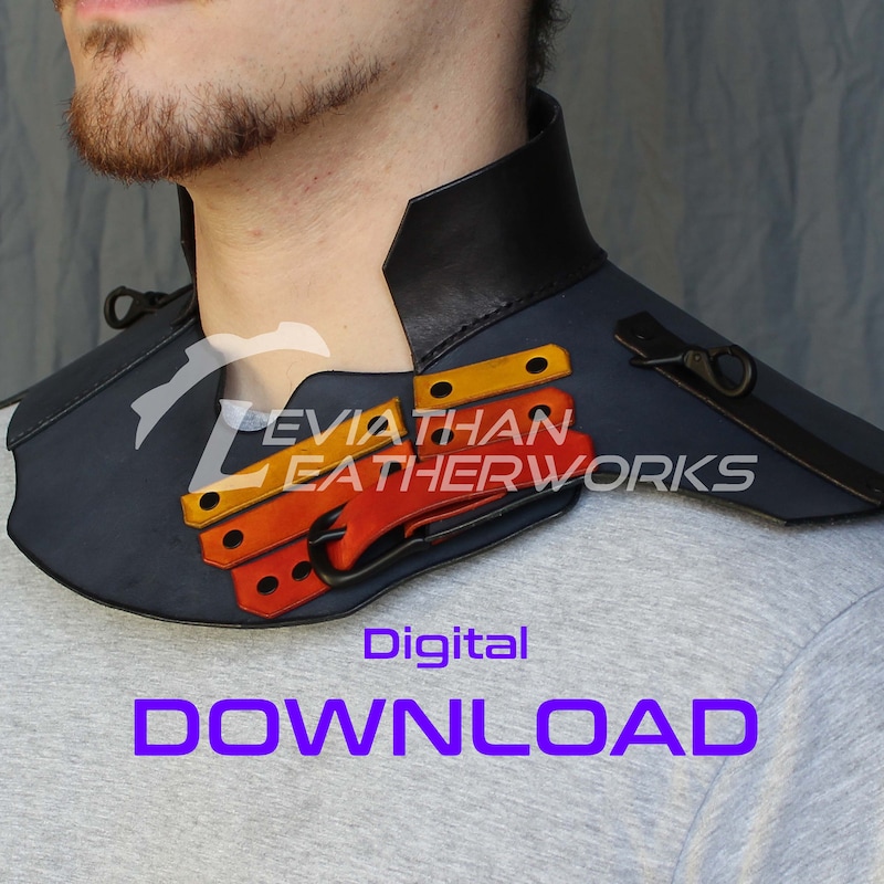 Leather Gorget - Etsy