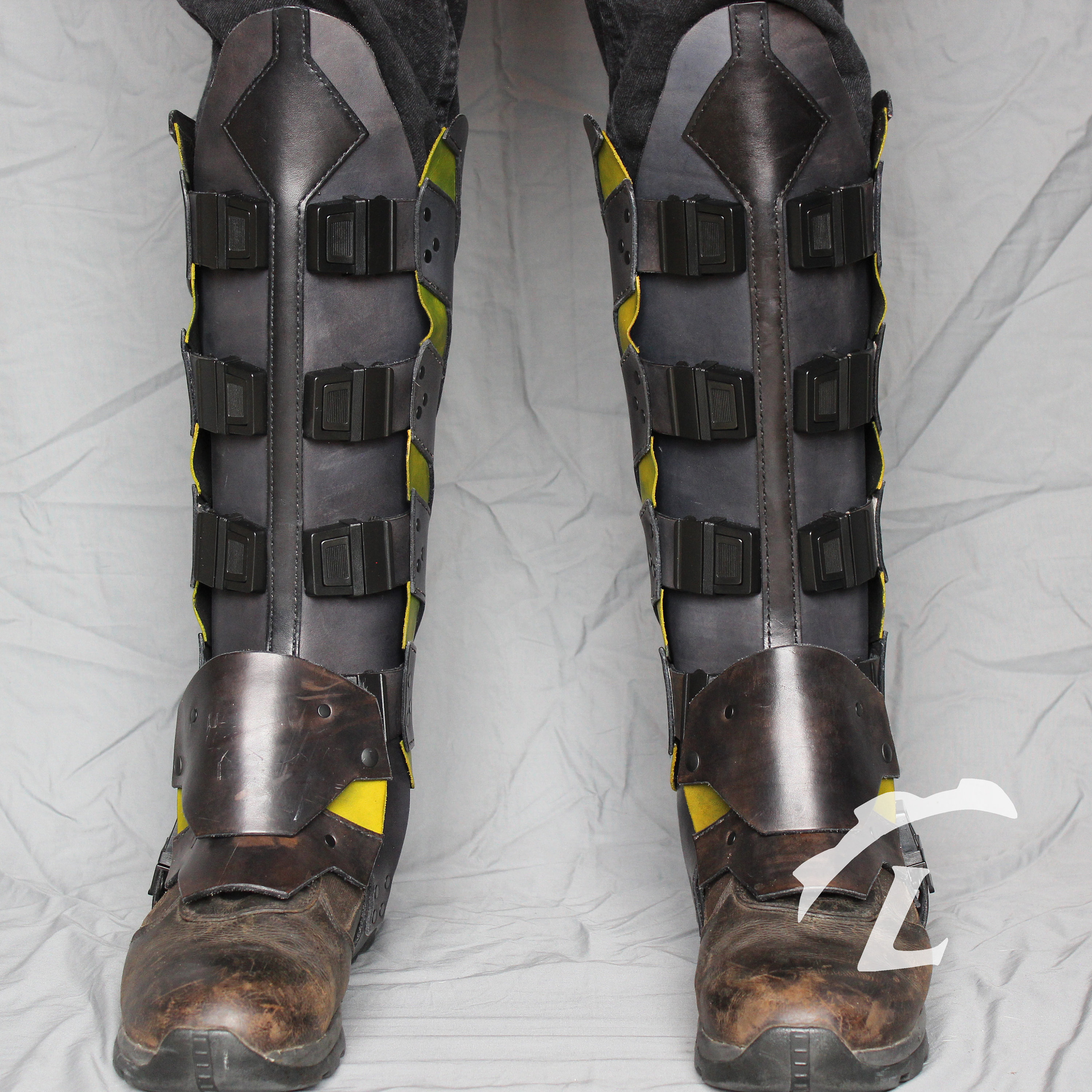 Leather PDF Pattern - Gaiters PATTERN - Half-chaps Leg Armor Cosplay ...