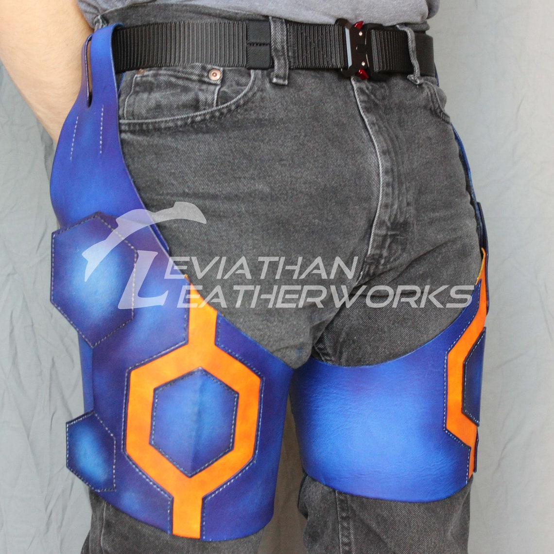 Leather Leg Armor Pattern: Cyberpunk Cuisse Cosplay (PDF Pattern) - Etsy