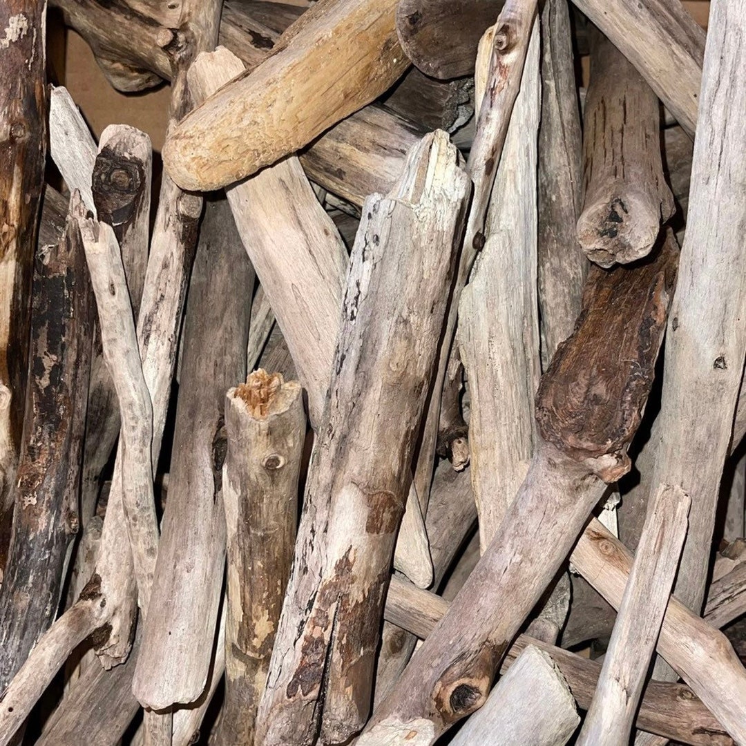 30 Count Box 7” - 11” Oregon Driftwood Sticks - Etsy