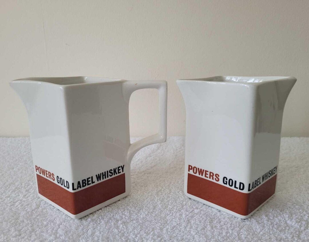 Rare Pair of Powers Irish Whiskey Pub Jugs Arklow Pottery 1980s–1990s ...