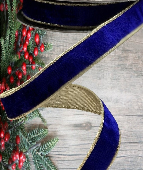 LUXE Designer Ribbon: D. Stevens 1 X 10yds Velvet - Etsy