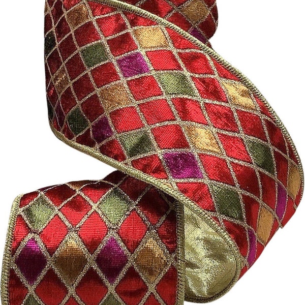 Harlequin Ribbon - Etsy