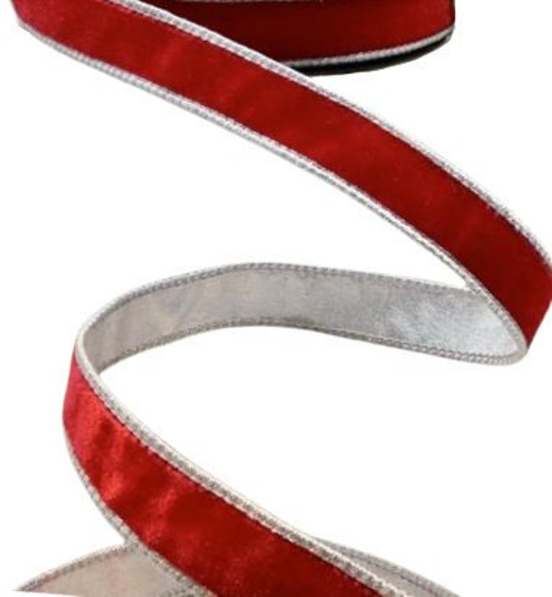 LUXE Designer Ribbon - D. Stevens 1" X 10yds Ribbon, Red Velvet W ...