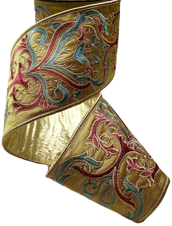 Visual Arts Craft Supplies & Tools LUXE Designer Ribbon:4 X 10yds ...