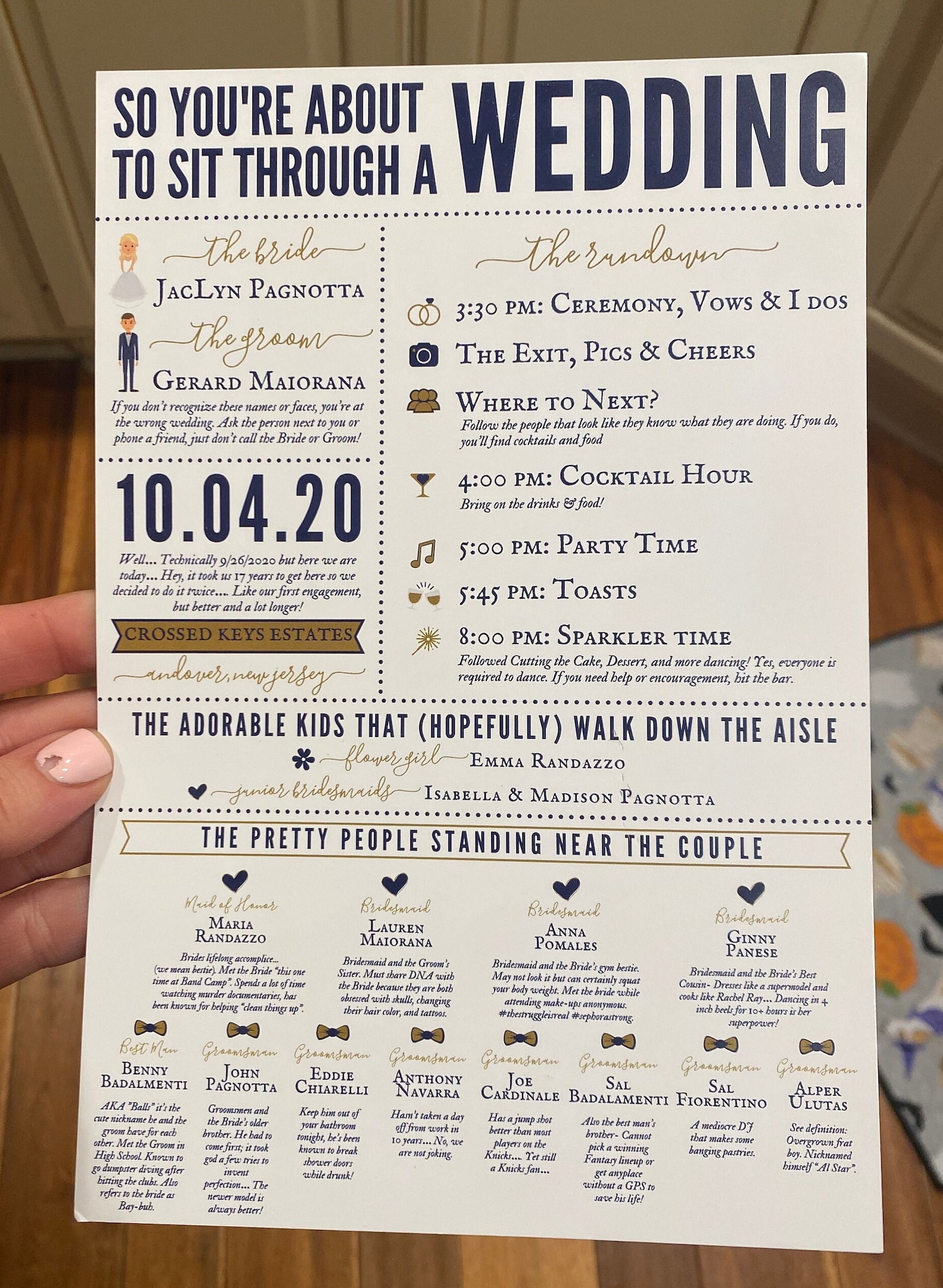 Funny Infographic Wedding Program / Games & Activities / Word - Etsy