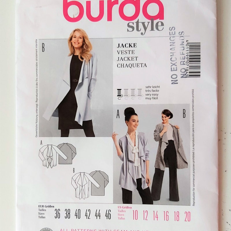 Drape Jacket - Etsy UK