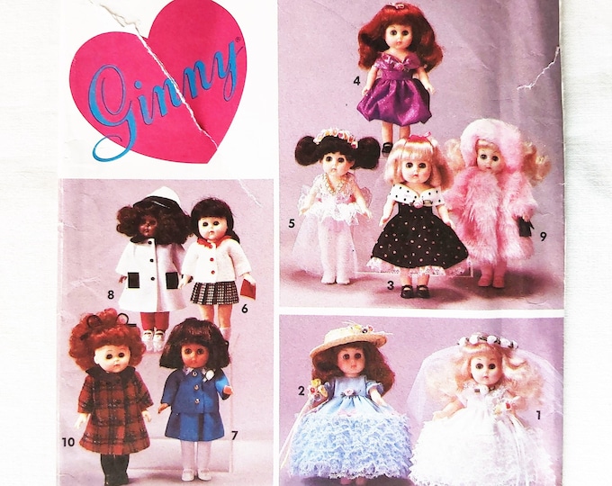 90s Ginny Vogue Doll Clothes, Doll Wardrobe, 8 Doll Clothes, Dakin Doll ...