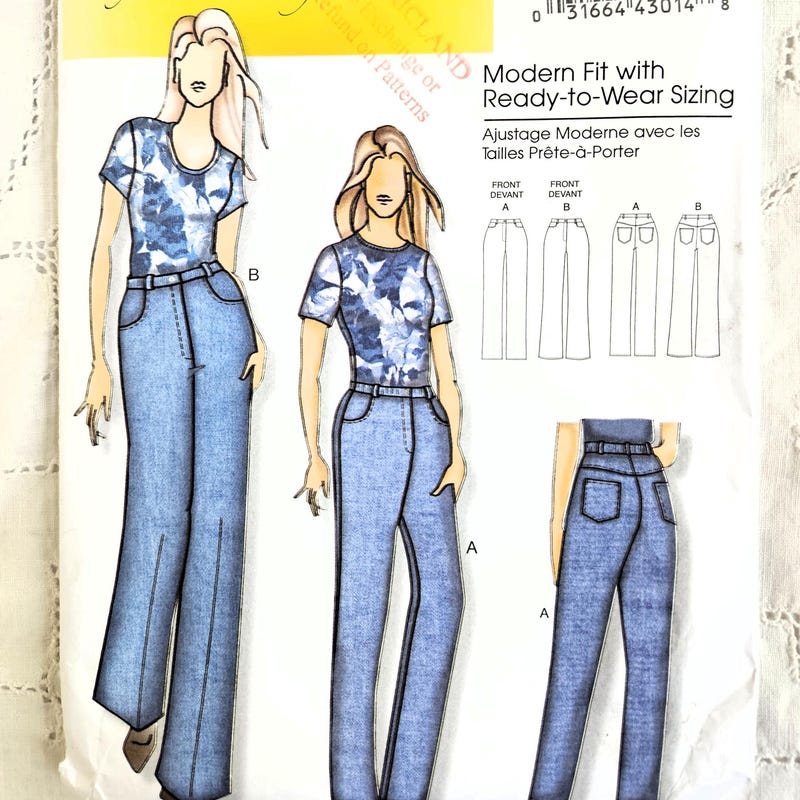 Jeans With an M on the Back Pocket - Etsy