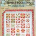 Thimble Blossoms Picnic Rollup Quilt, Jelly Roll Quilt, Modern Patchwork Lap Quilt, Blanket With ...