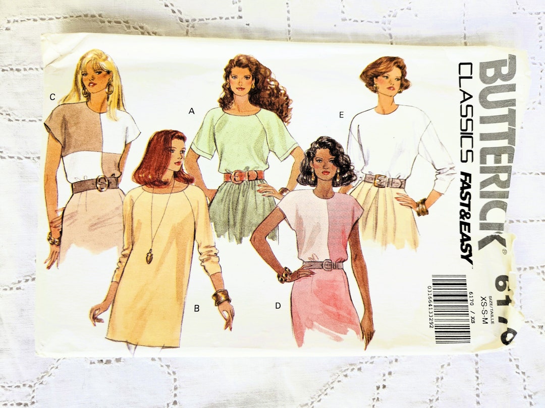 90s Pullover Top, Blouse or Tunic, Sleeve Neckline and Length ...