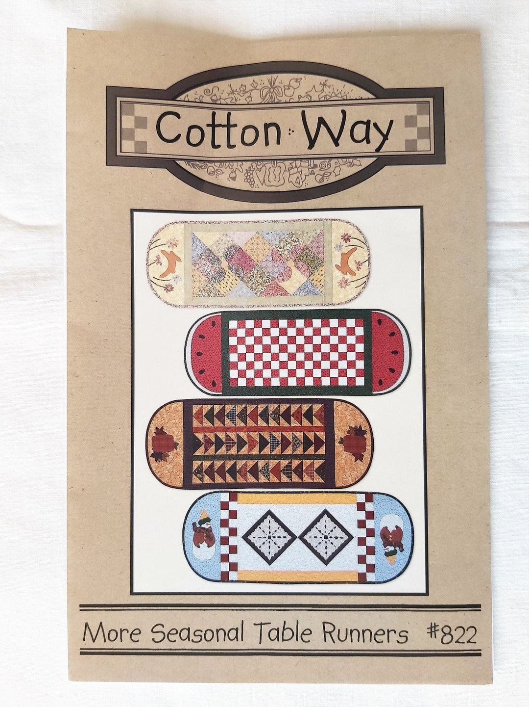 Four Seasons Table Runners, Quilted & Appliqued, Pattern by Cotton Way ...