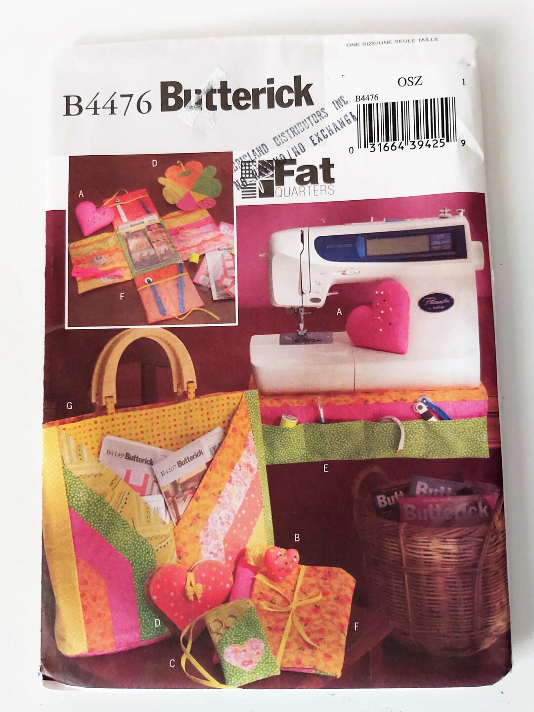 Fat Quarter Craft Projects, DIY Sewing Accessories, Small Fabric ...