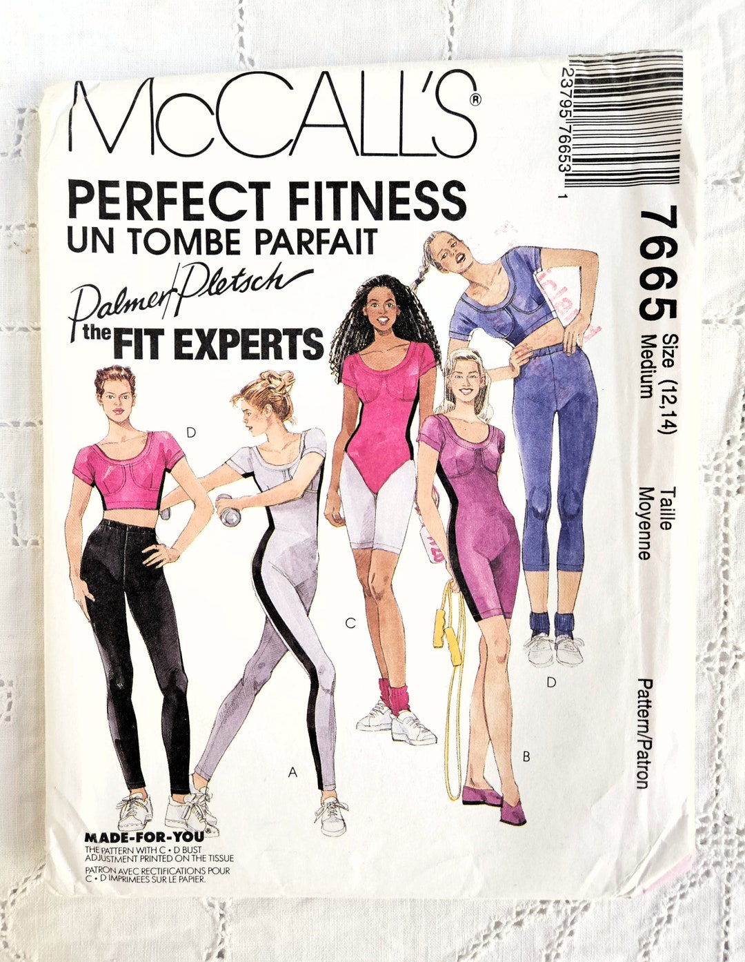 Retro 90s Active Wear, Unitard & Tights in Two Lengths, Dance Leotard ...