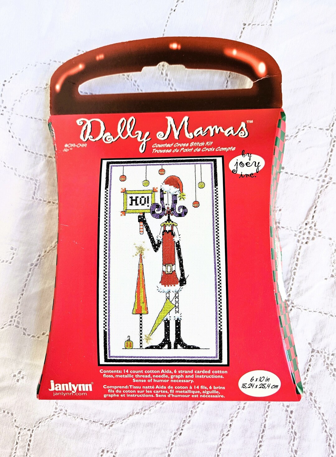Dolly Mamas Christmas Cross Stitch, 6 X 10 Finished Design, Humorous ...