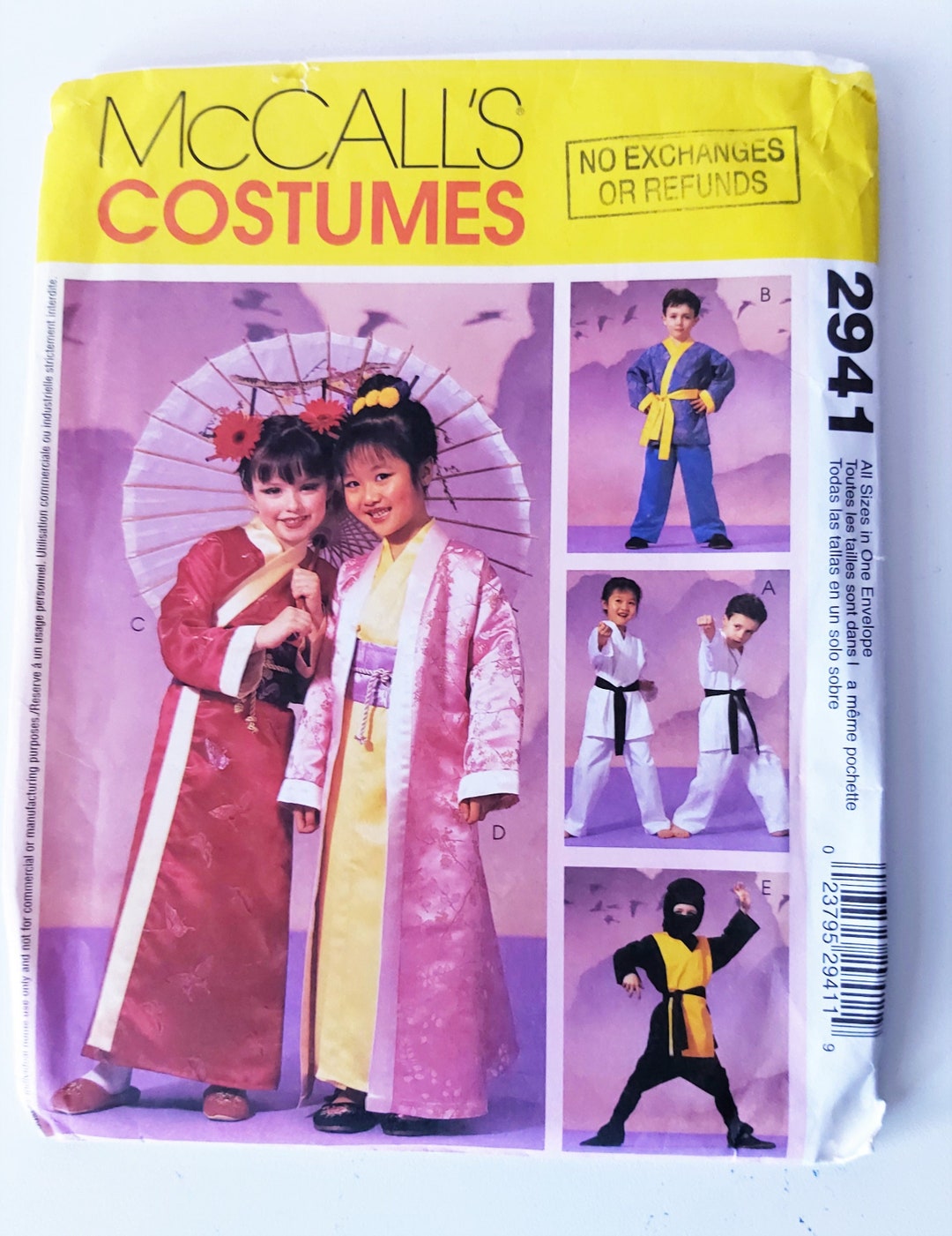 Asian Themed Childrern's Costumes, Boys and Girls, Geisha and Ninja ...