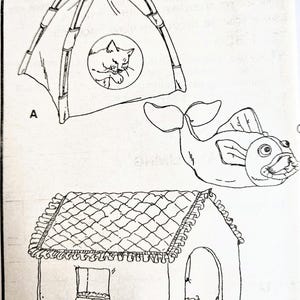 Fun Cat Beds, Cat Tent, Fish Shaped Cat Bed, House Shaped Pet Bed ...