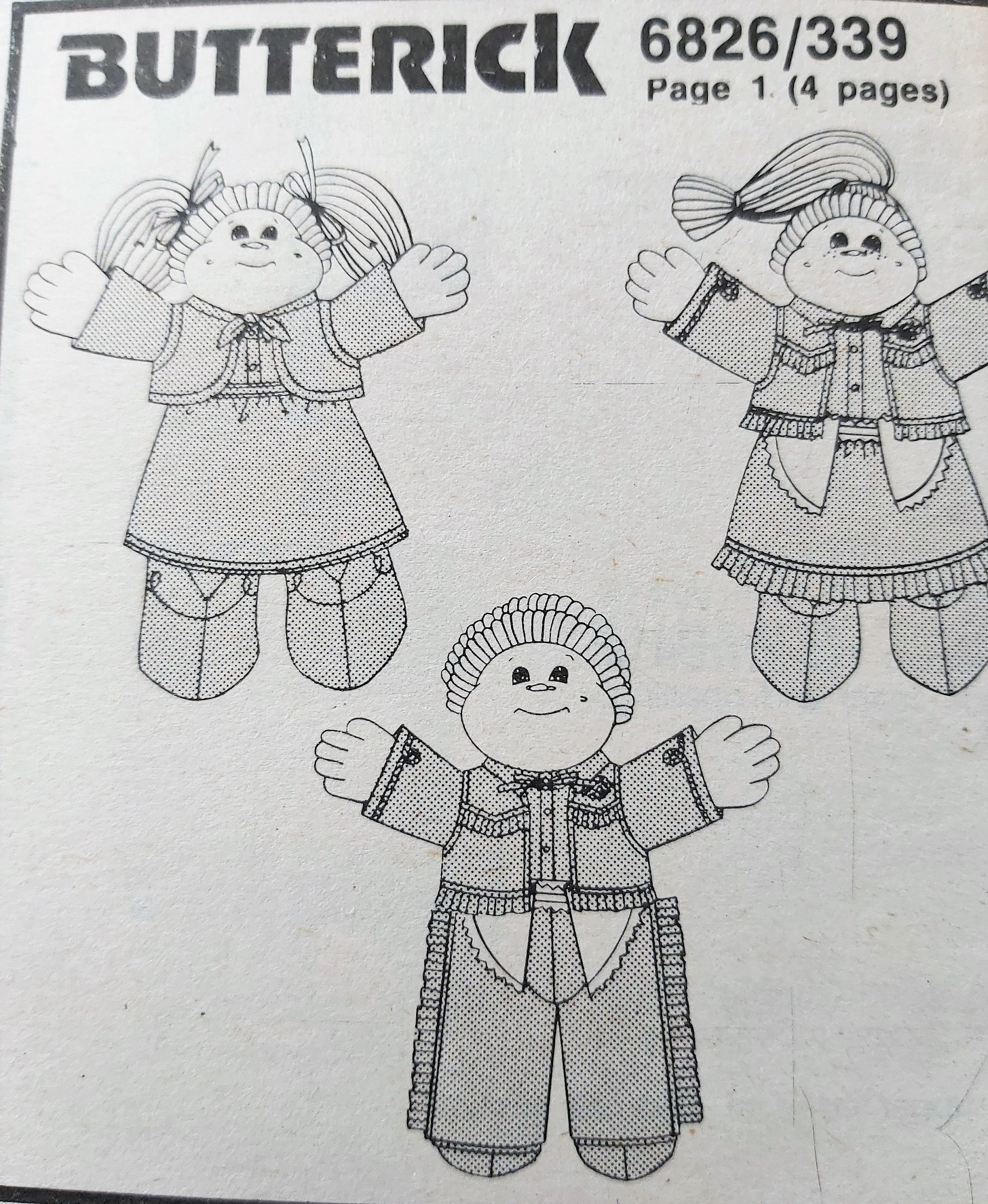 Cabbage Patch Kids Western Clothes, Cowboy & Cowgirl Costumes, 16 CPK ...