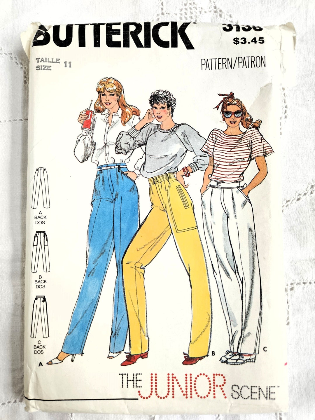 80s Junior Proportioned Pants, Choose Narrow Straight or Tapered Leg ...