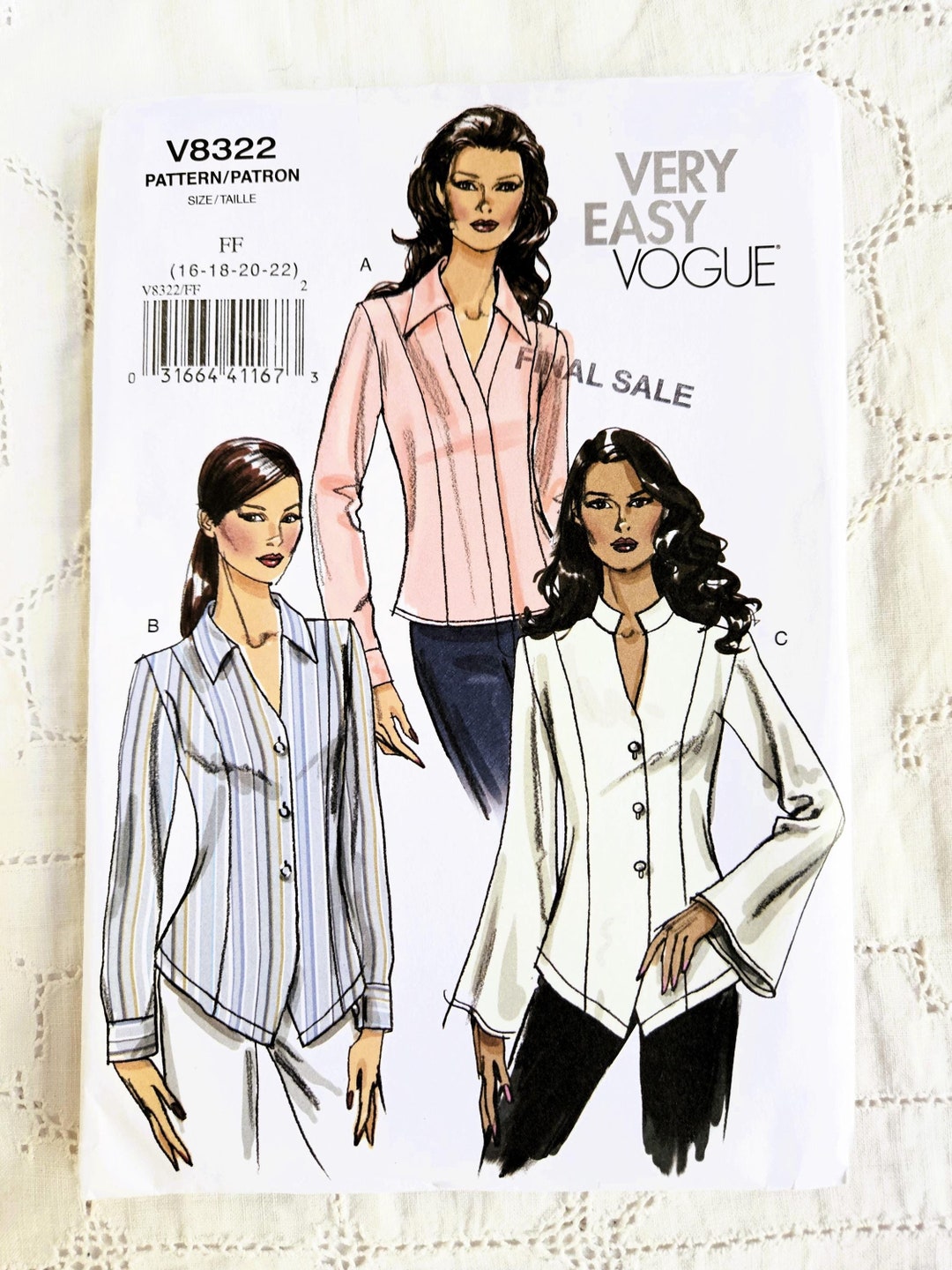 Plus Size Blouses With Variations, Button Front, Stand or Pointed ...