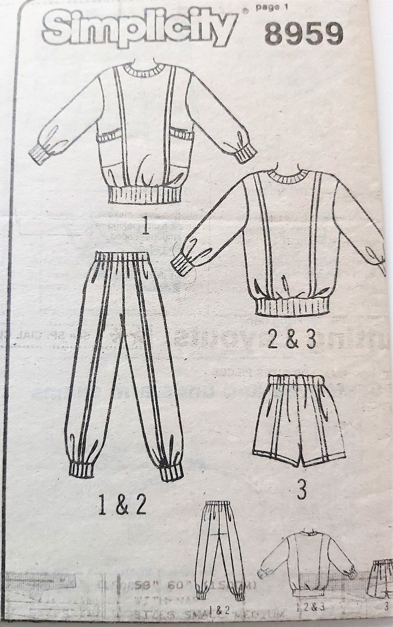 Unisex 80s Track Suit, Men's & Women's Exercise Wear, Sweat Pants ...