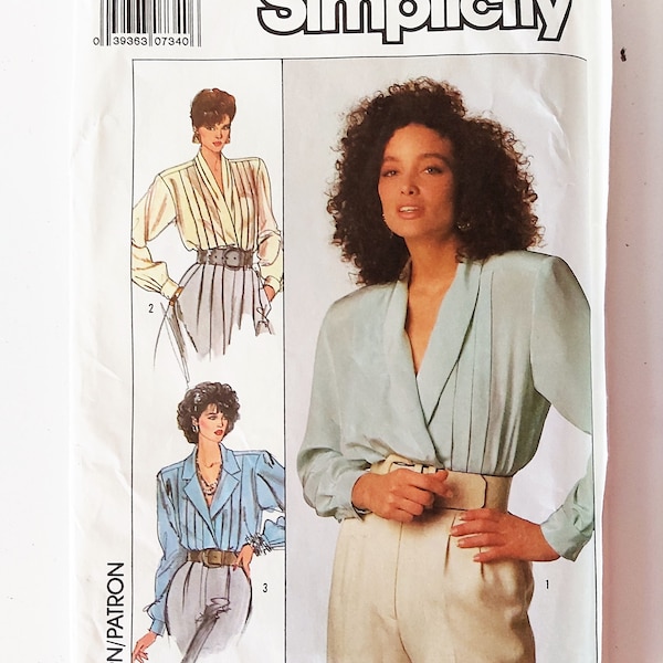 Double Front Blouse - Etsy