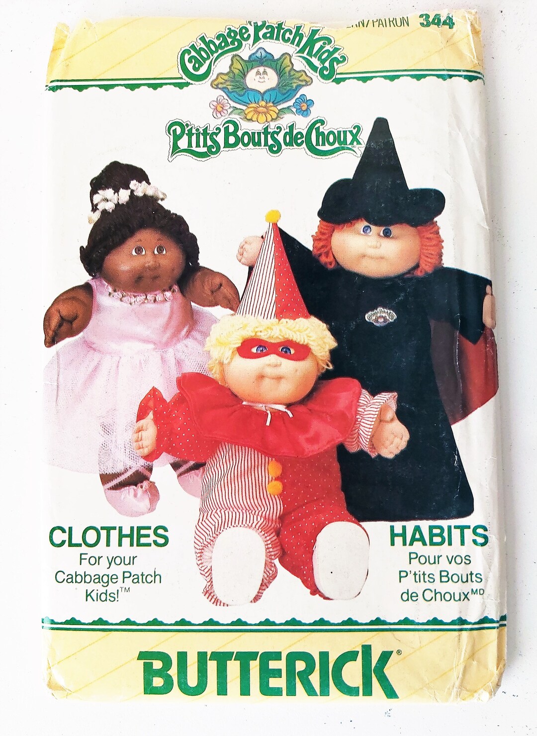 Cabbage Patch Kids Halloween Costumes, 16" Doll Clothes, CPK Clown ...