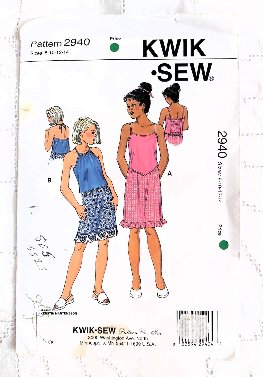 Y2K Tween Girls' Fashion, Strappy Tops & Knee Length Skirt, Elastic ...