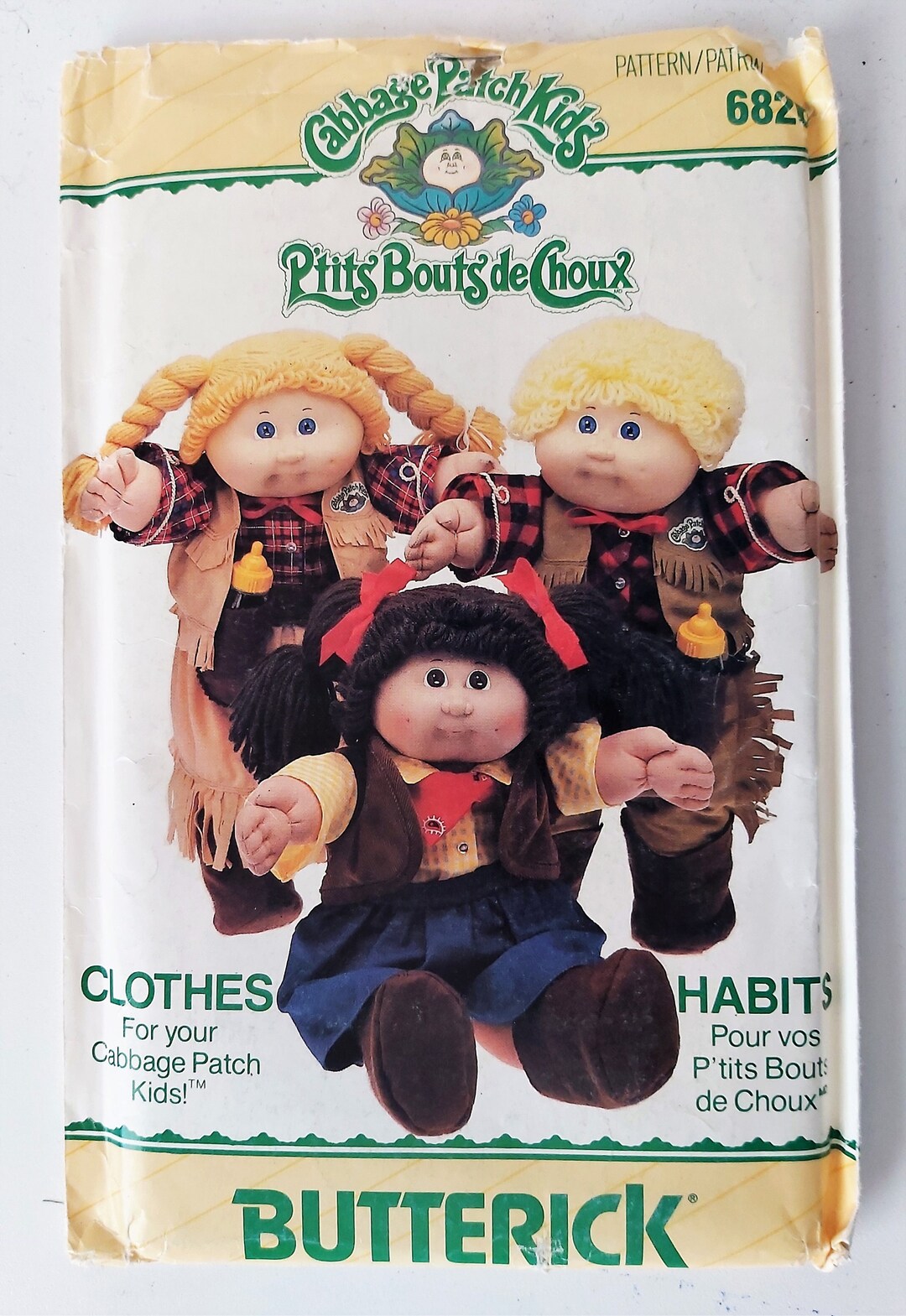 Cabbage Patch Kids Western Clothes, Cowboy & Cowgirl Costumes, 16" CPK ...