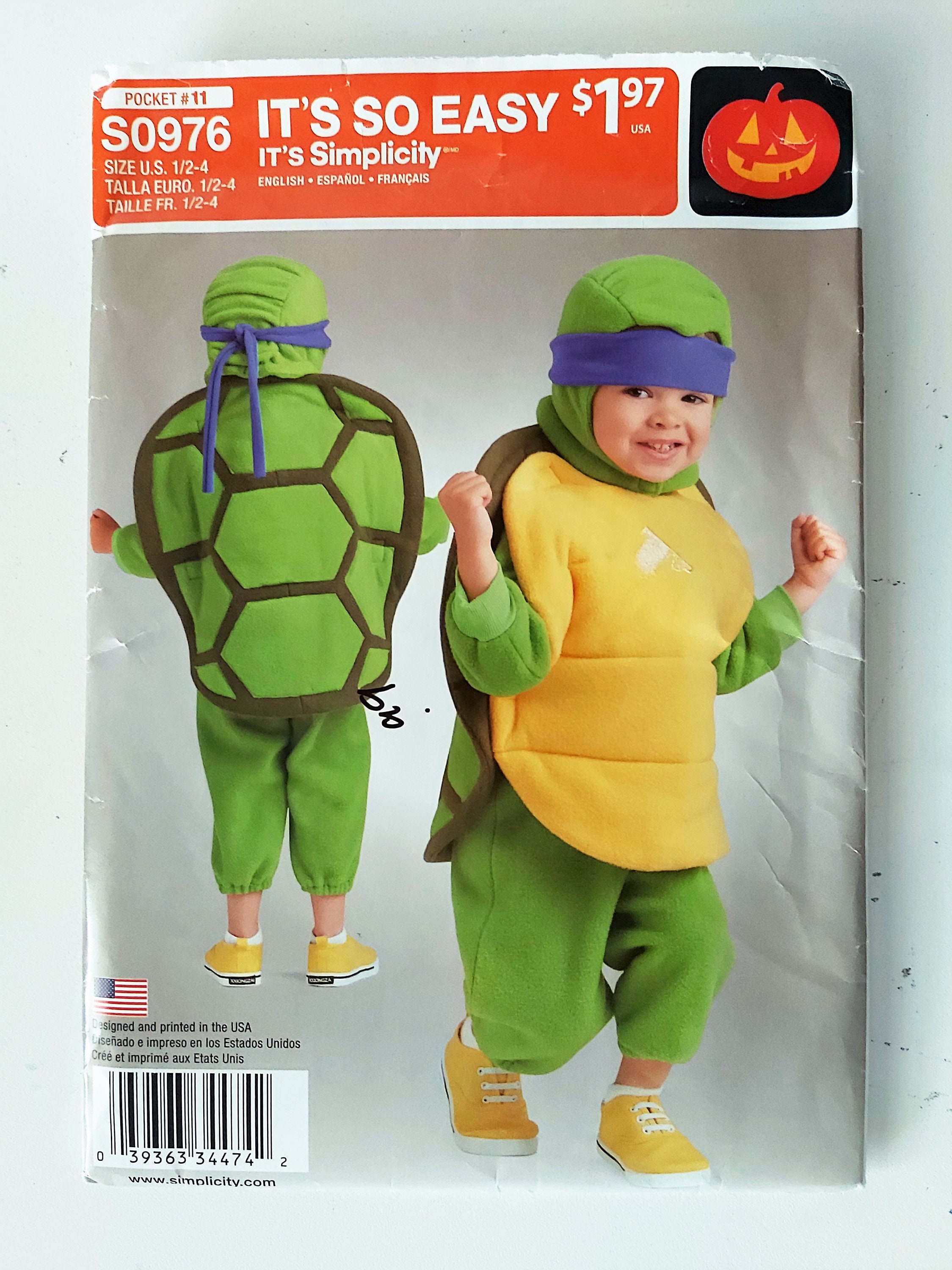 Homemade Raphael Ninja Turtle Costume
