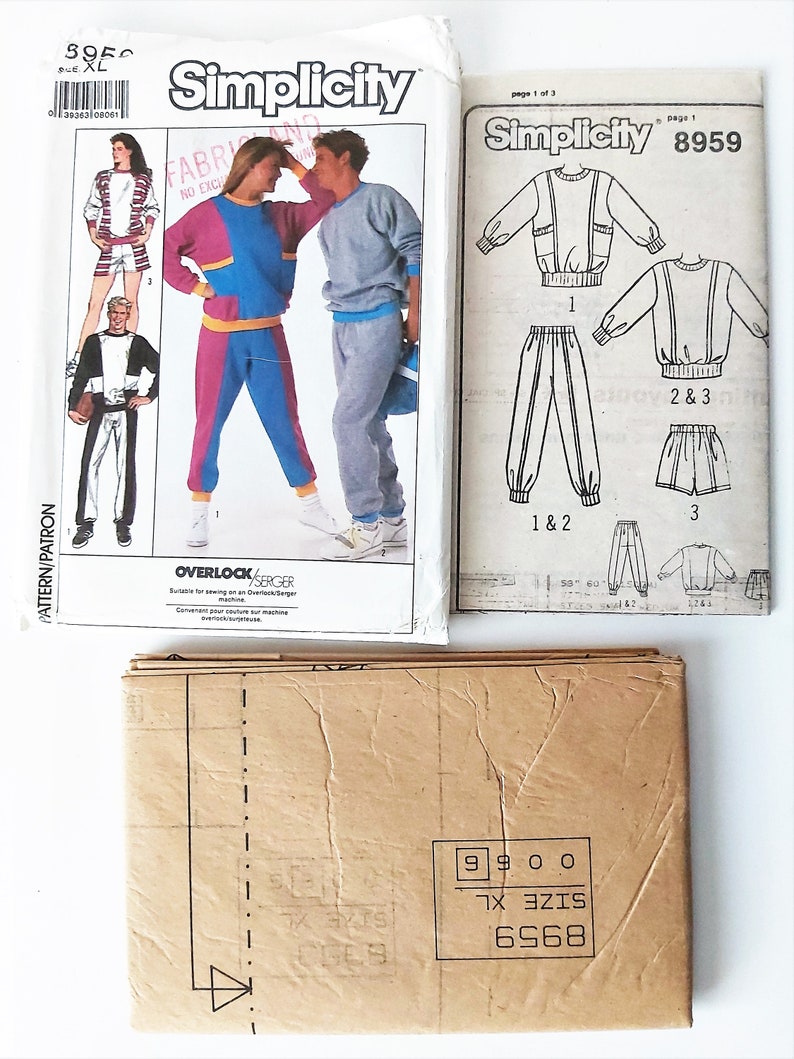 Unisex 80s Track Suit, Men's & Women's Exercise Wear, Sweat Pants ...