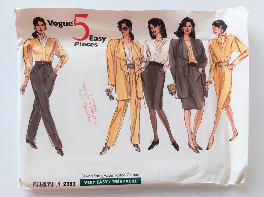Classic 80s Separates, Unstructured Jacket, Straight Dress, Straight ...