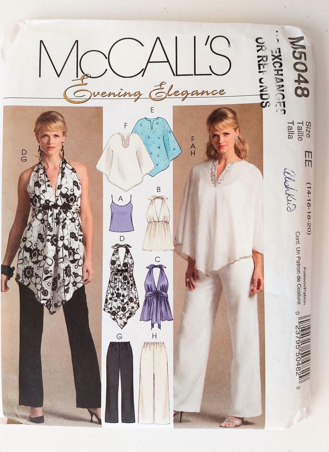 Plus Size Separates, Bias Cut Camisole, Halter Top With Variations ...