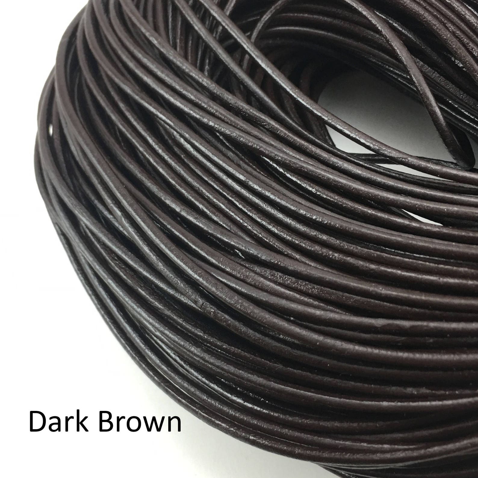 2mm 3mm 5 Yards Cowhide Leather Cord - Etsy