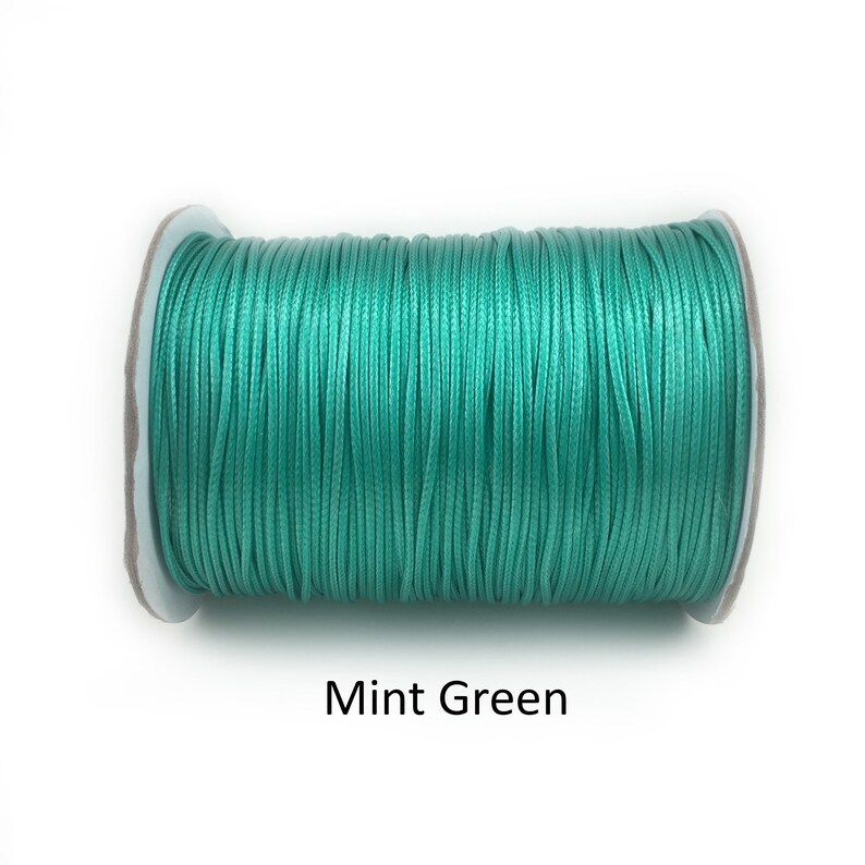 1mm and .5mm Waxed Polyester Cord Korean Cord 10 Yards | Etsy