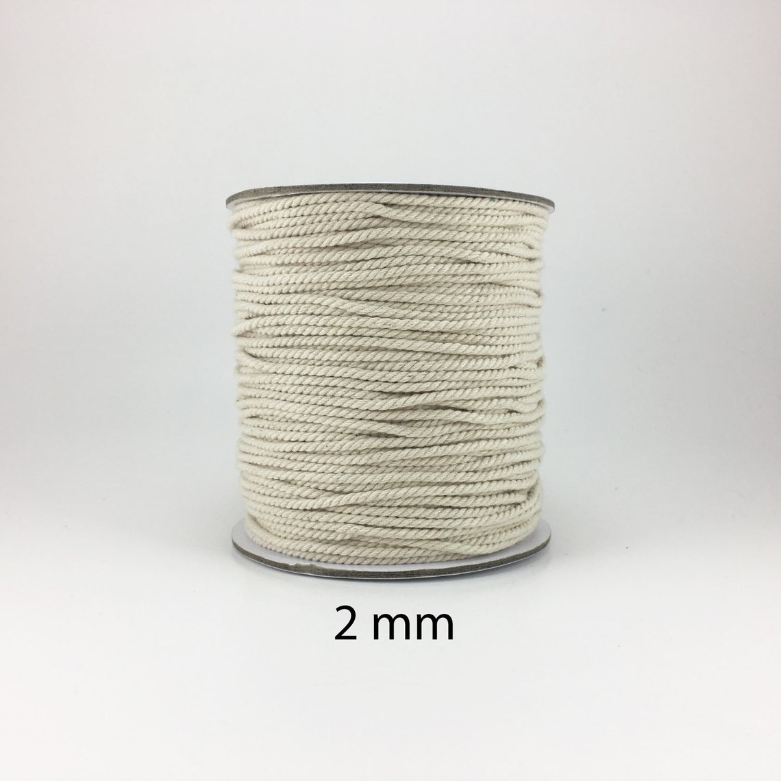 Natural White Cotton Twisted Cord 1mm 1.5mm 2mm 3mm 4mm 5mm - Etsy